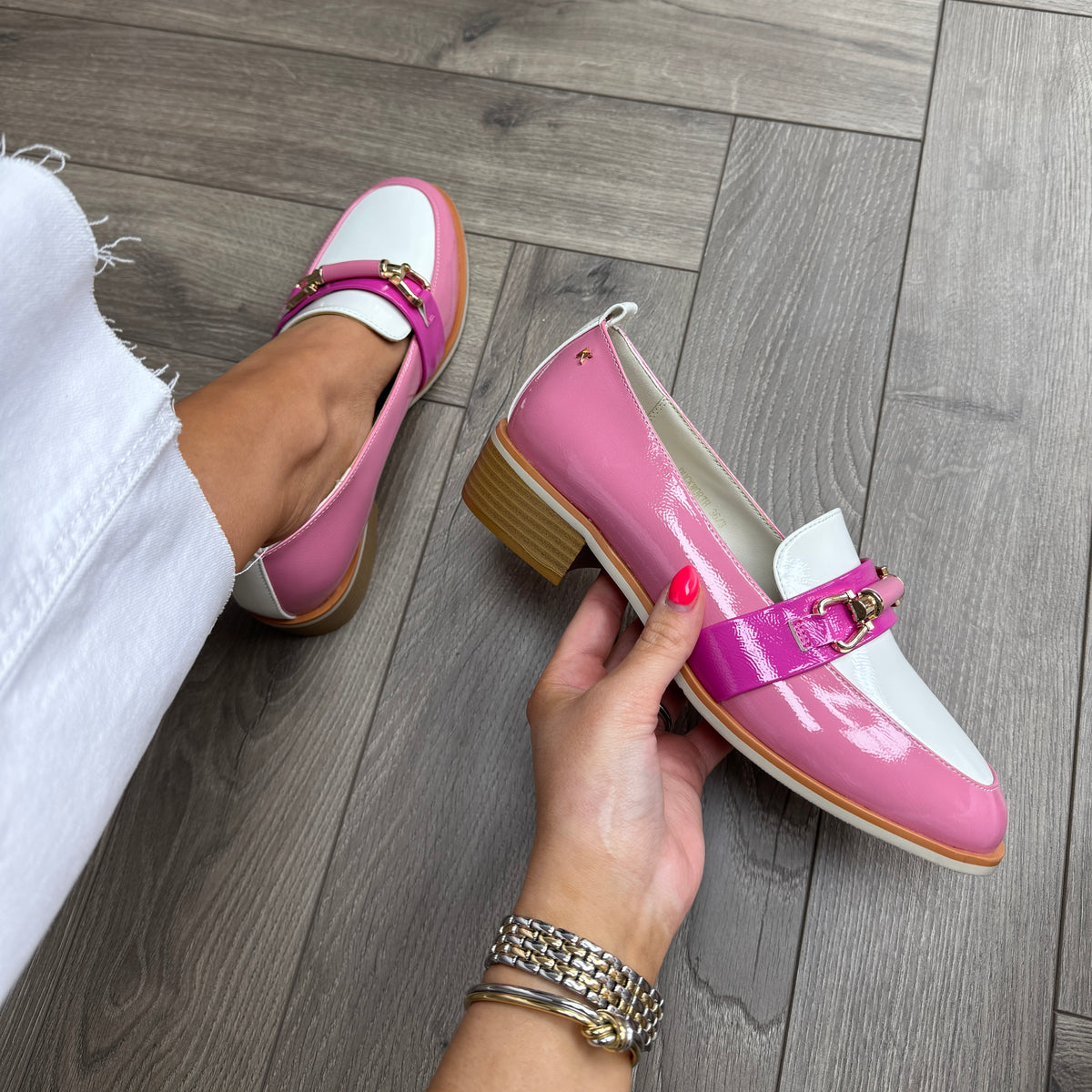 Kate Appleby ‘Duckworth’ Patent Loafer - Candy Crush (K18) – Fred Funk